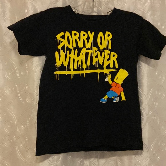 Simpsons | Shirts & Tops | The Simpsons Sorry Or Whatever Bart Tshirts ...